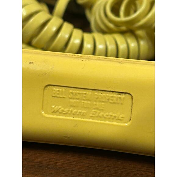Bell system | Accessories | Bell System Yellow Rotary Dial Princess ...